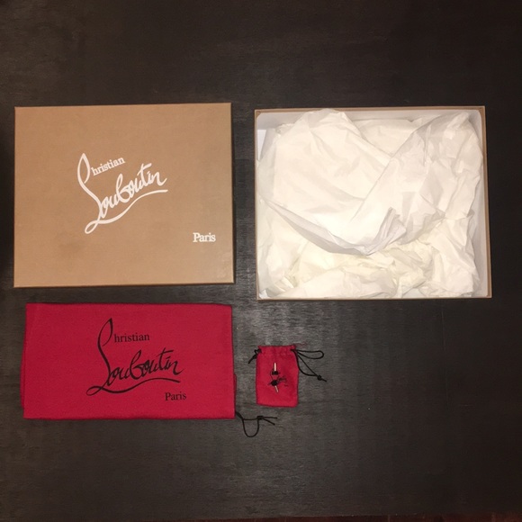 Christian Louboutin | Shoes | Christian Louboutin Box Dust Bag Heel ...